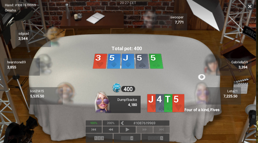 Four cards and a grindette - kiss my Ace: Tennis, Omaha & HOT stuff ...