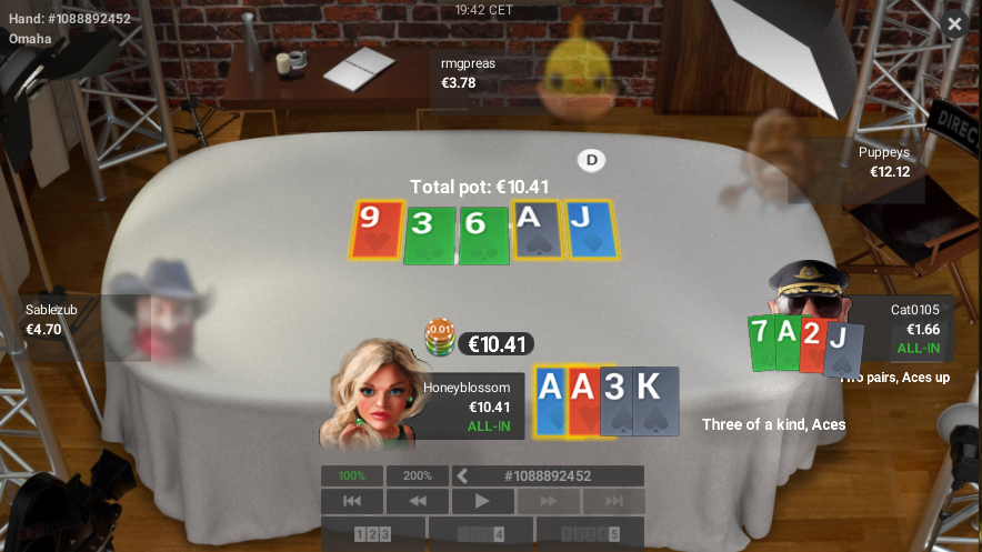 Four cards and a grindette - kiss my Ace: Tennis, Omaha & HOT stuff ...