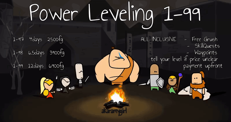 Level Service 1-99 - Power Leveling - Topic - d2jsp