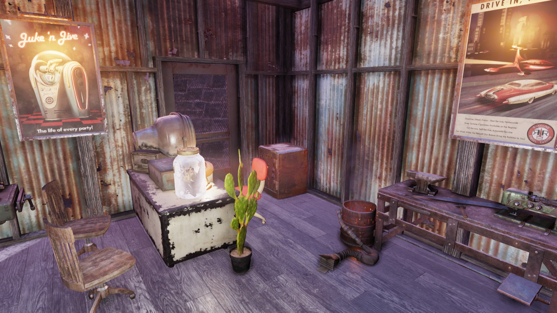 Red Rocket Gas Station - Back to the roots. When nuclear power fails ...