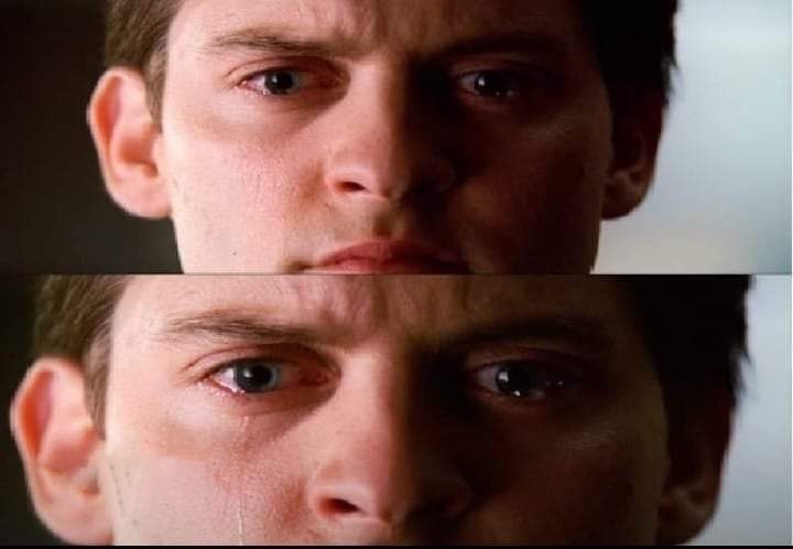 Anyone have a version of Tobey Maguire crying without the watermark ...
